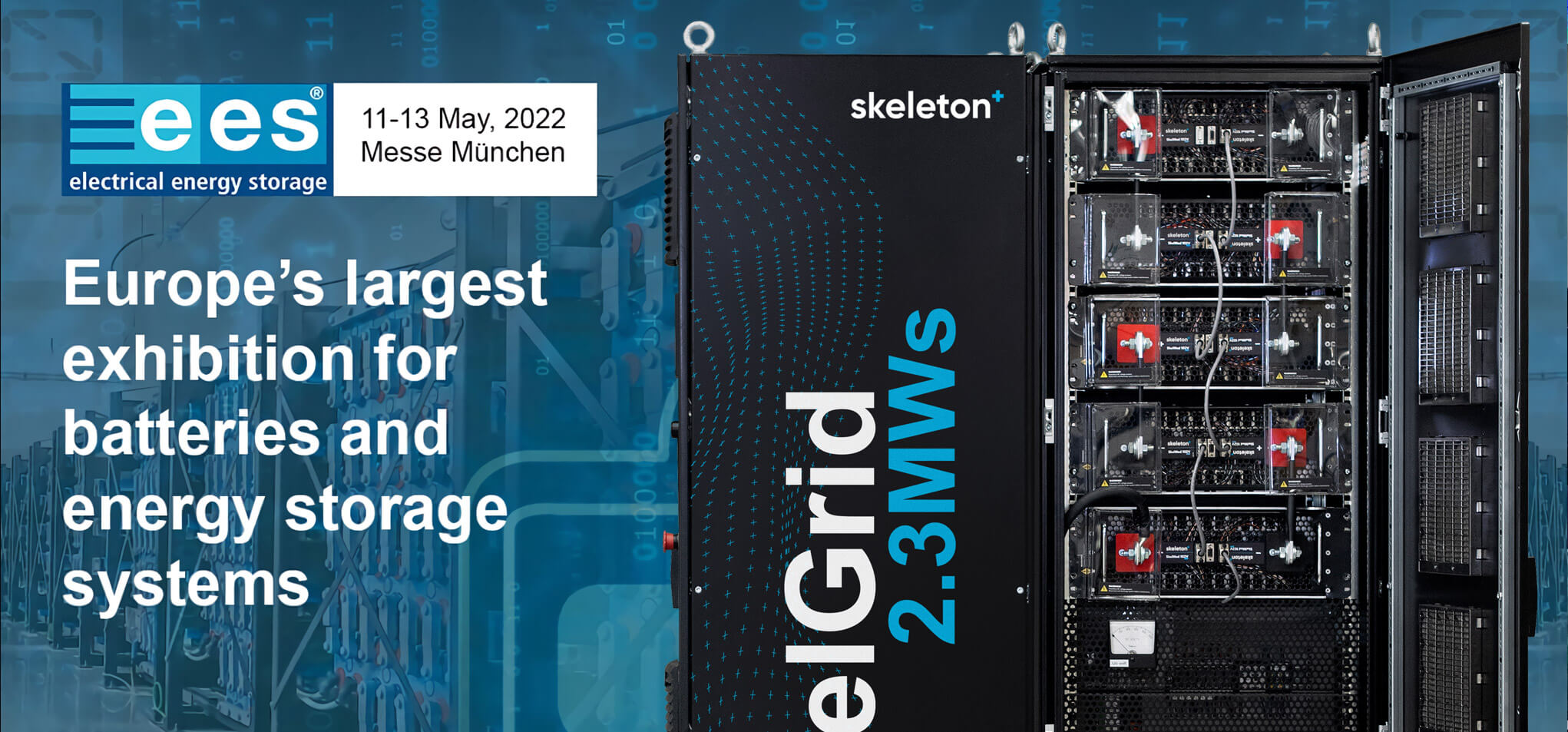 Meet Skeleton's grid experts at EES Munich on 11-13 May