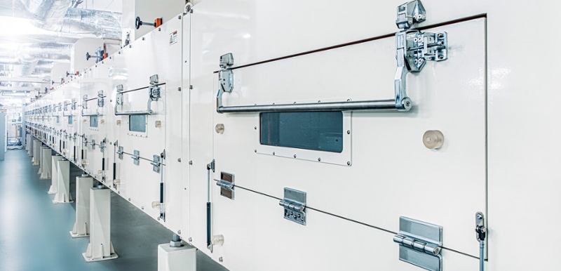 Skeleton launching a fully automated supercapacitor production line